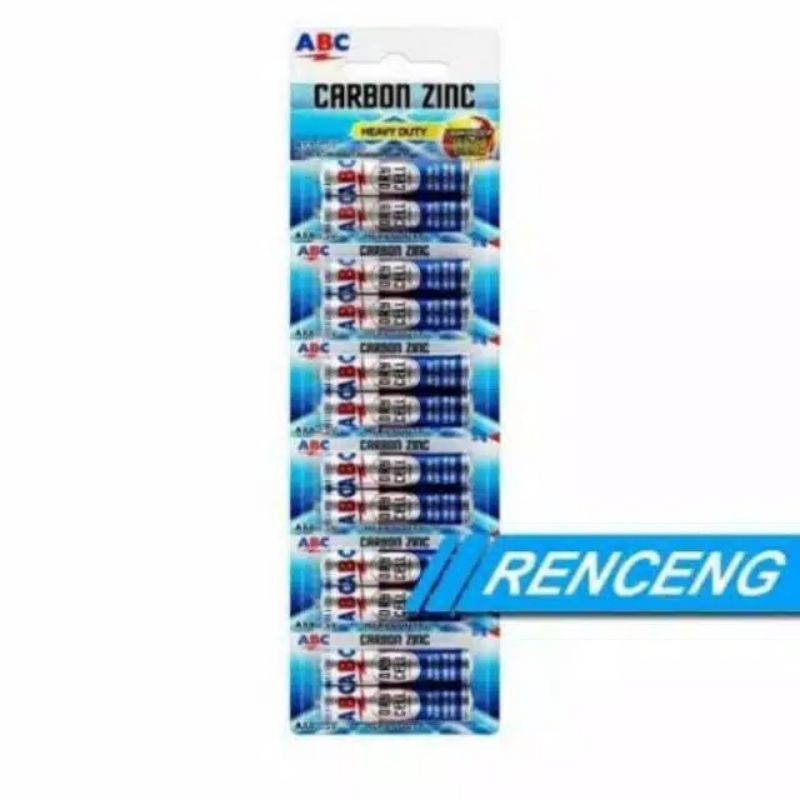 Jual Baterai ABC AAA3 1,5V HEAVY DUTY | Shopee Indonesia