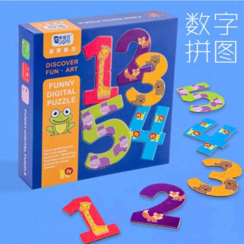 Jual Number Letter Puzzle / Mainan Edukasi Puzzle Alphabet dan Angka ...
