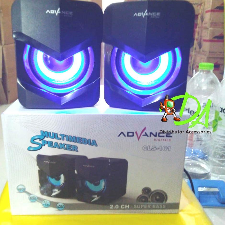 Jual Sekarang Keren Speaker Advance CLS 101 Super Bass RGB Backlit PC ...