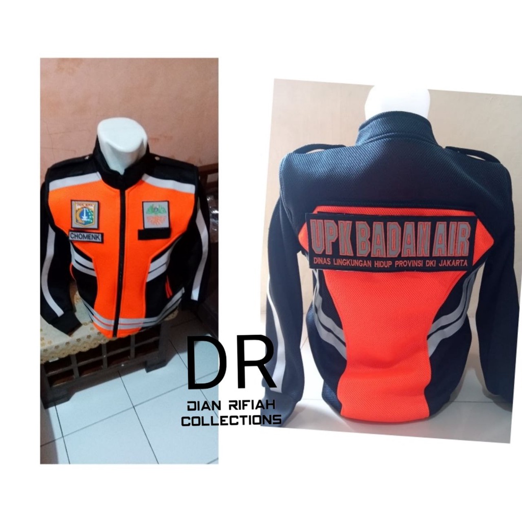 Jual Romket (Rompi Jaket) pakai emblem/logo & nama , Jaket, Polisi ...