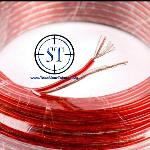 Jual Kabel Transparan 2x50 @1Meter Listrik Serabut 2 Jalur panjang 1 Meter | Shopee Indonesia