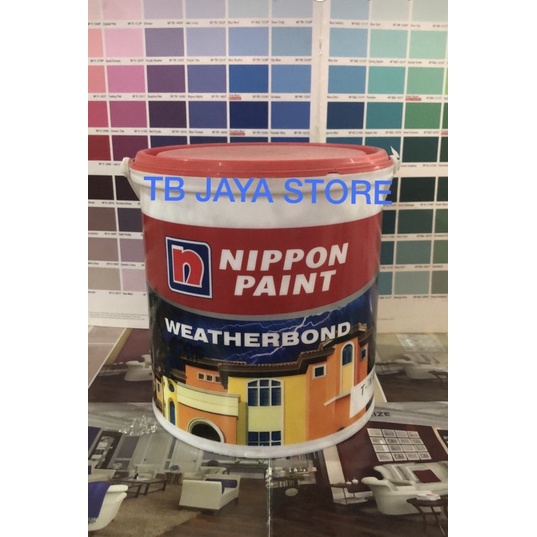 Jual NIPPON PAINT WEATHERBOND BEDROCK BOTTOM NP P1981A CAT TEMBOK ...