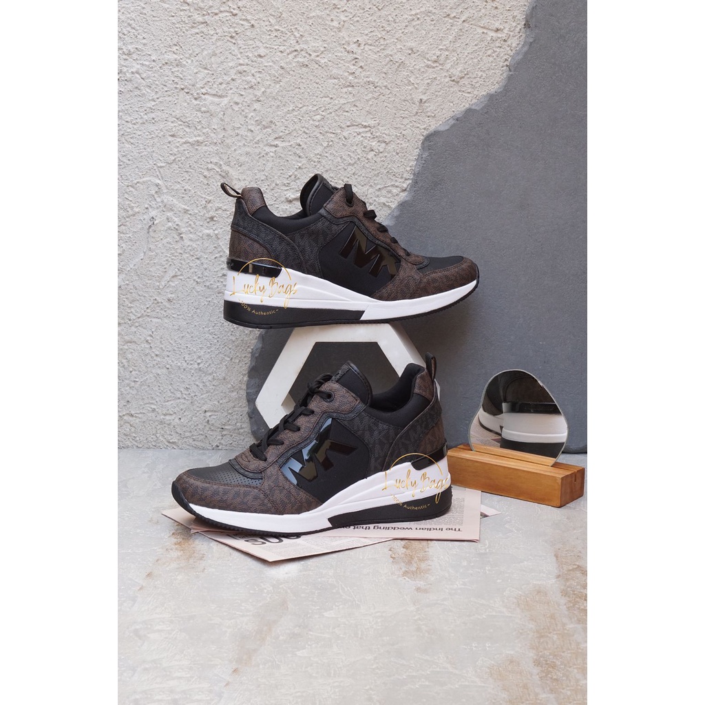 Jual michael kors crista trainer two tone canvas (authentic / original ...