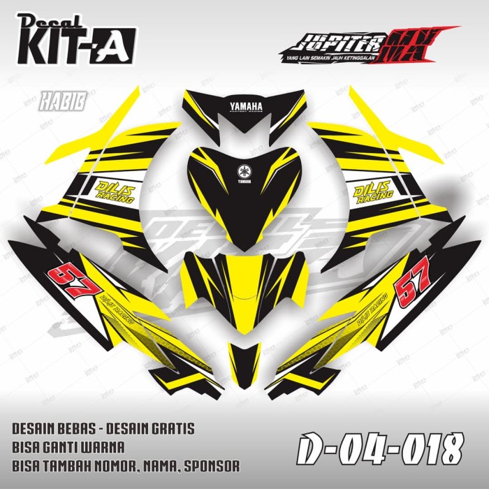 Jual DECAL MOTOR YAMAHA JUPITER MX 135cc DESAIN TERBARU | Shopee Indonesia