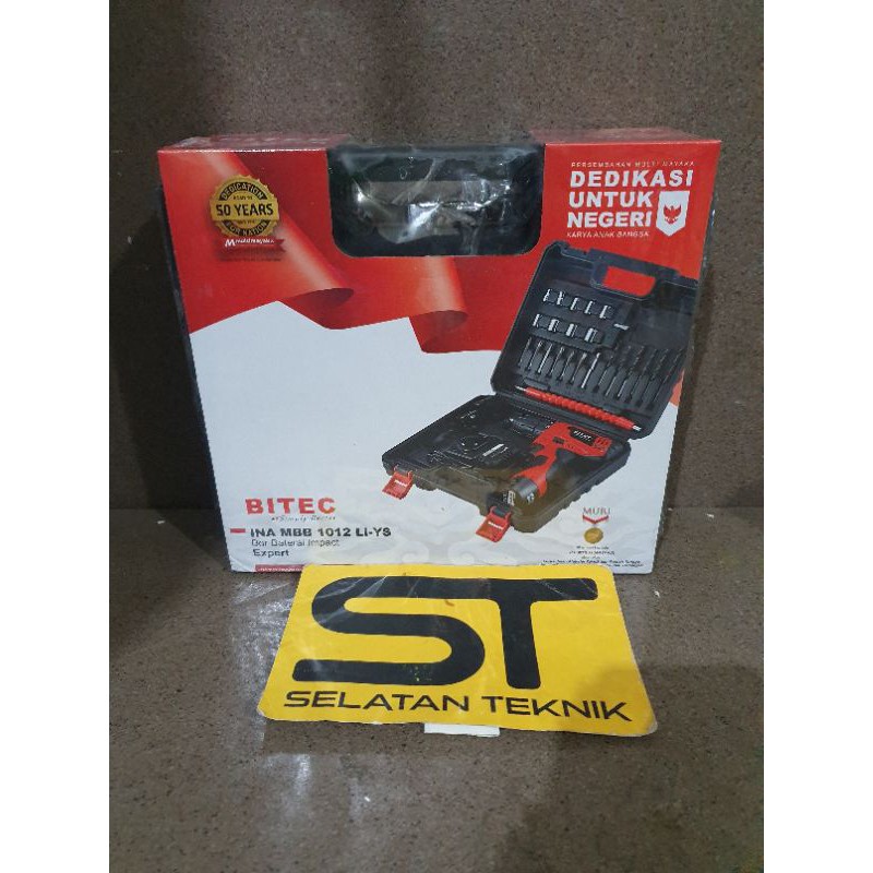 Jual bitec ina mbb 1012 bor impact cordlless 2 battery | Shopee Indonesia