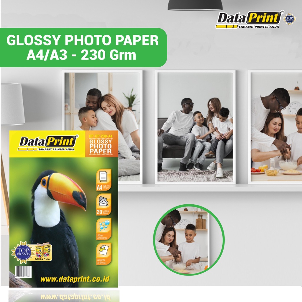 Jual DataPrint Glossy Photo Paper 230 gr A4 | Shopee Indonesia