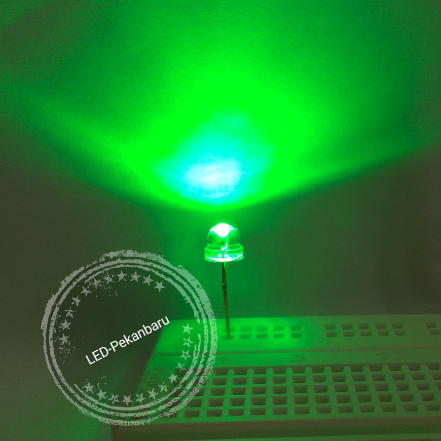 Jual LAMPU LED STRAWHAT 5MM WARNA HIJAU - UNTUK LED MATRIX | Shopee ...