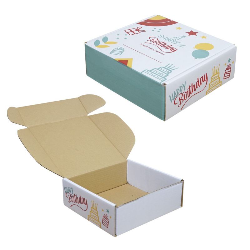 Jual Custom Kardus Box 22x22x8 cm Kardus/Polos/kemasan/Hampers/Nasi ...