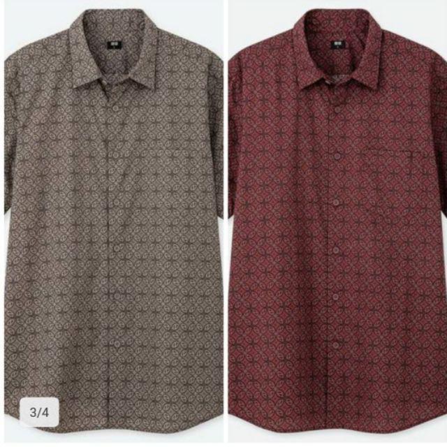 Jual Baju Kemeja Batik Uniqlo Baju Batik Pria Merek Uniqlo | Shopee ...