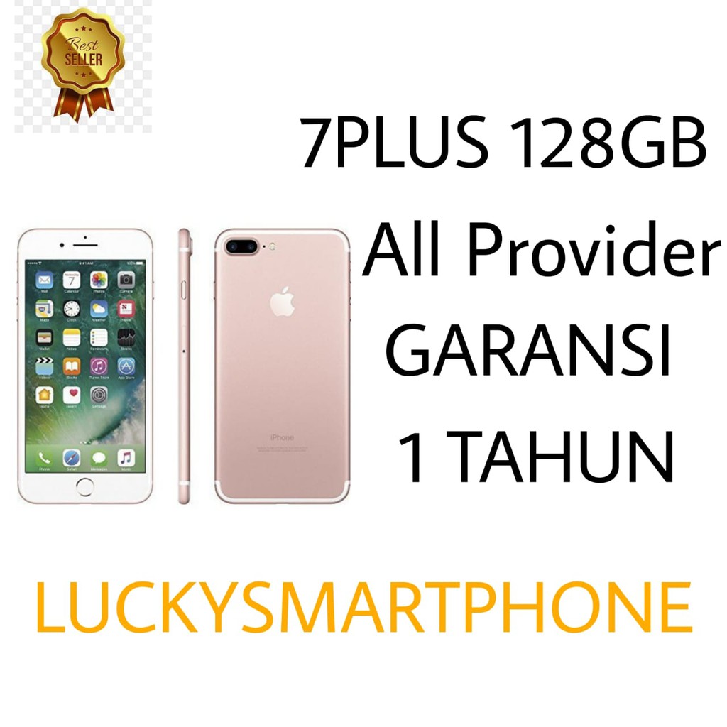 Jual iPhone7Plus 128GB Fullset All Sim Silent Original Second Mulus100% Like New 3utools All ...