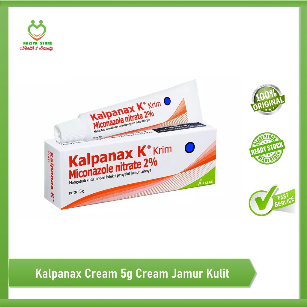 Jual KALPANAK KALPANAX KRIM 5 GRAM Miconazole nitrate 2% Salep Jamur ...