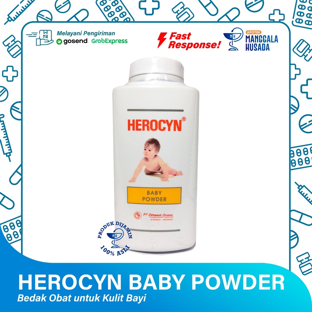 Jual HEROCYN BABY POWDER 100 GR / 200 GR | Shopee Indonesia