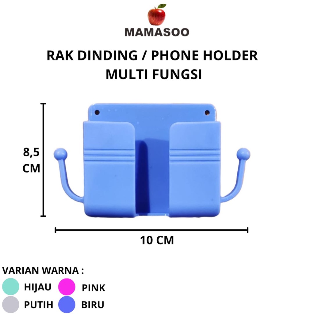 Jual RAK GANTUNG HP CHARGER KUPING REMOTE TV AC TEMPEL TEMBOK HOLDER ...