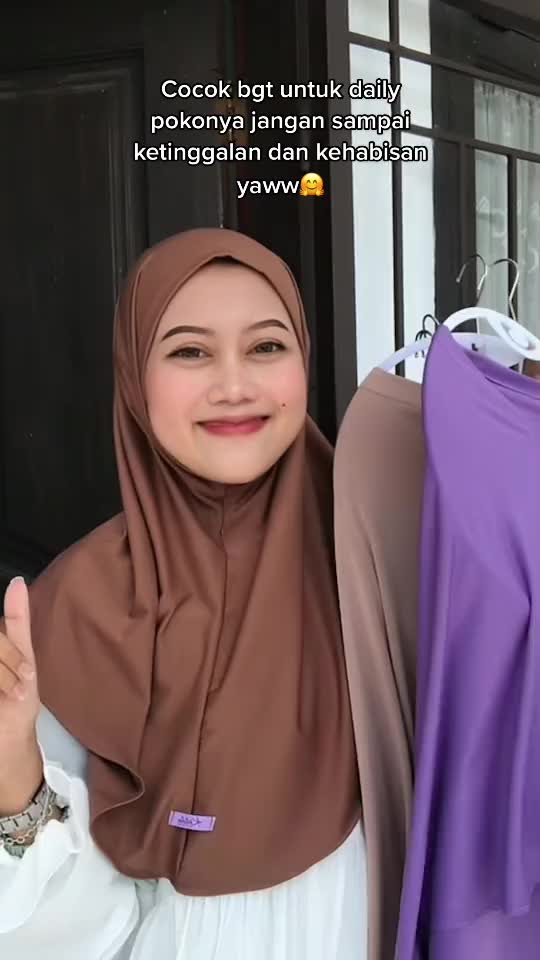 Jual Hijab Bergo Zaida Malay Non Pet / Non Pad Instan jersey Olahraga Daily By Kalishaofficial ...