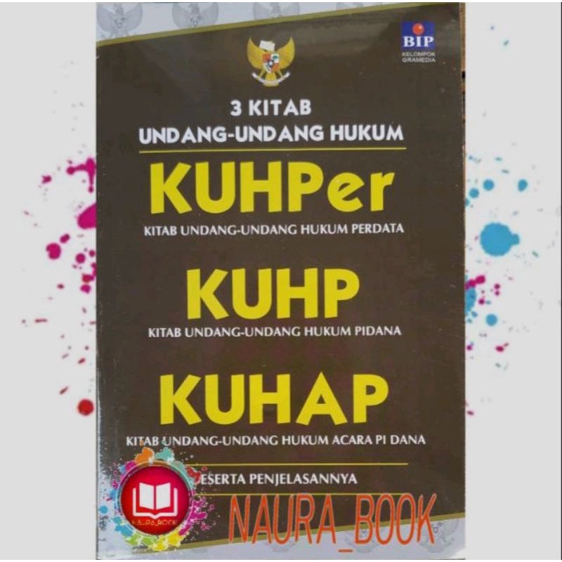 Jual kitab lengkap KUHPer KUHAPer KUHP KUHAP KUHD | Shopee Indonesia