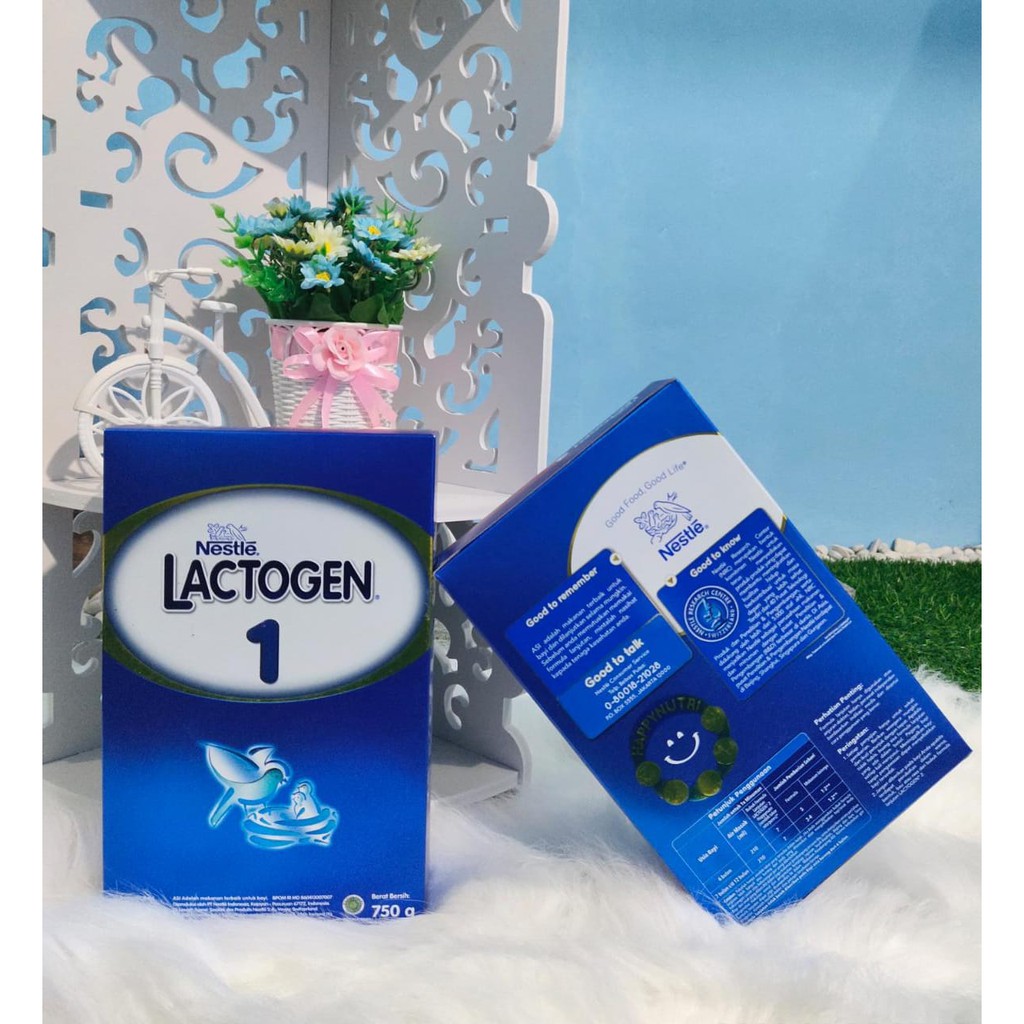 Jual NESTLÉ LACTOGEN 1 Susu Formula 0-6 bulan Box 750g | Shopee Indonesia