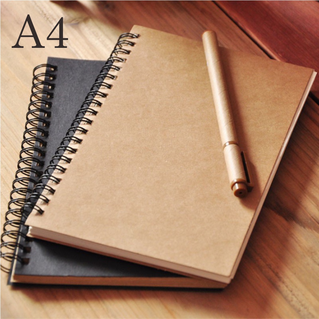 Jual Notebook A4 Buku / Sketchbook - Buku catatan Notes Book Diary ...
