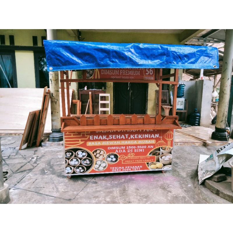 Jual booth kayu portable pakai atap dan pintu | Shopee Indonesia