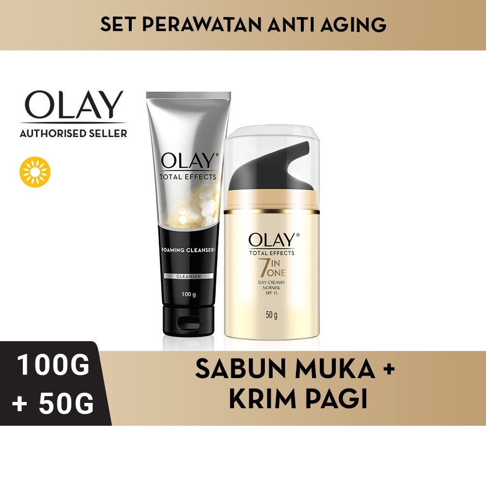 Jual Olay Total Effects 7in1 Paket Hemat Perawatan Kulit Anti Aging ...