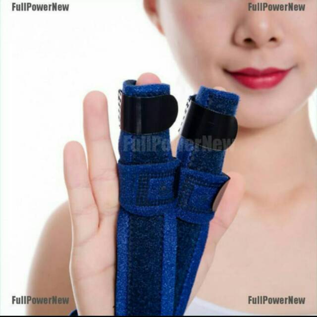 Jual Adjustabel trigger finger splint pain relief straightner brace 2 ...