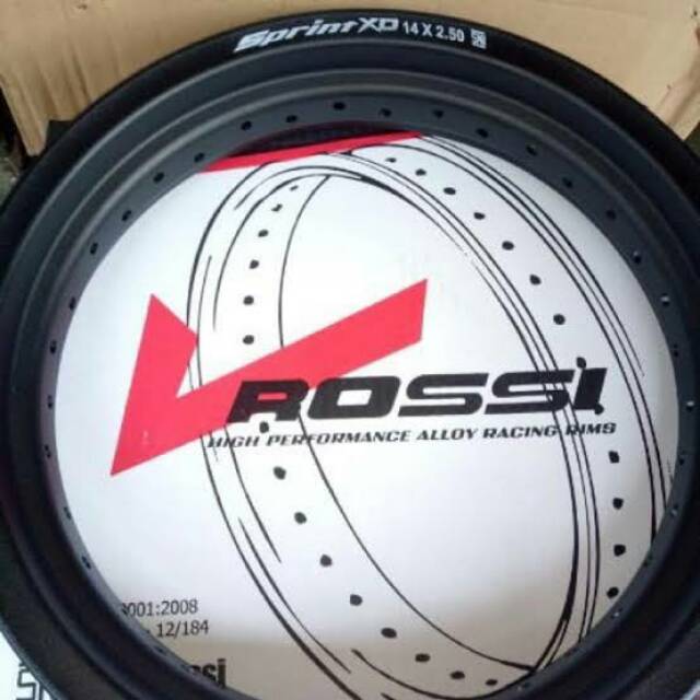 Jual Velg Rossi Sprint 250 X 14 XD Hitam Blast/ Doff (250 ring 14 ...