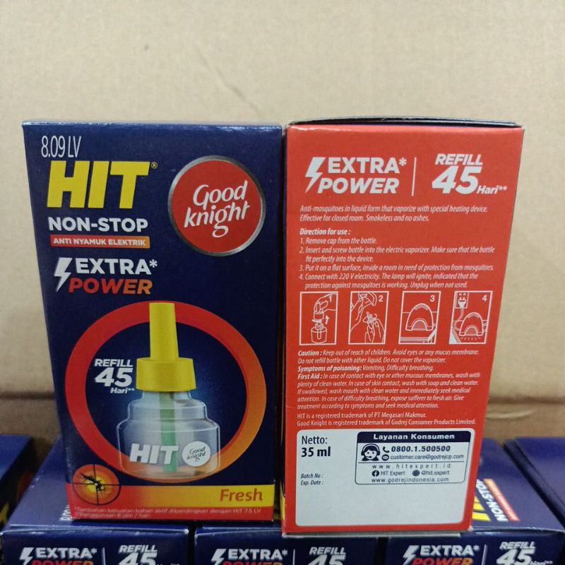 Jual HIT REFFIL /EXPERT NON STOP 33ML 1 BULAN anti nyamuk | Shopee Indonesia