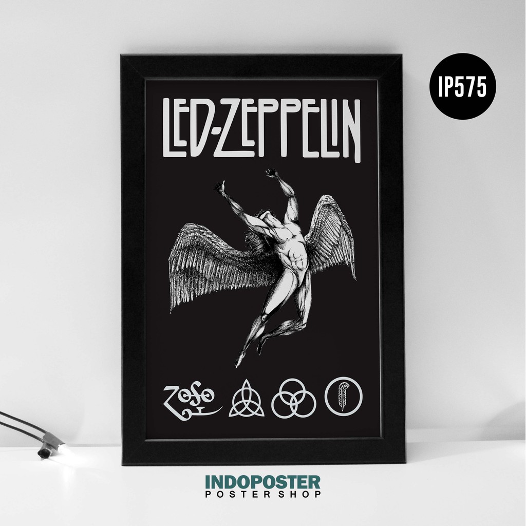 Jual Poster Musik Band Led Zeppelin Icarus Cover 45x30cm | Shopee Indonesia