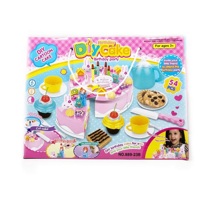 Jual Mainan Anak Kue Ulang Tahun DIY Cake | Shopee Indonesia