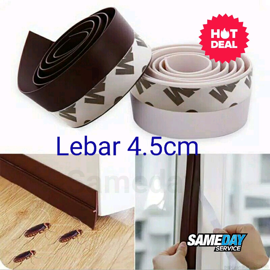 Jual Weather Seal Door Lis Penutup Celah Pintu Dust Strip Lebar 4.5cm ...