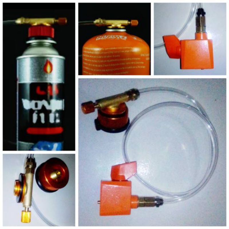 Jual refill gas kaleng canister set timbangan camping adaptor isi ulang ...