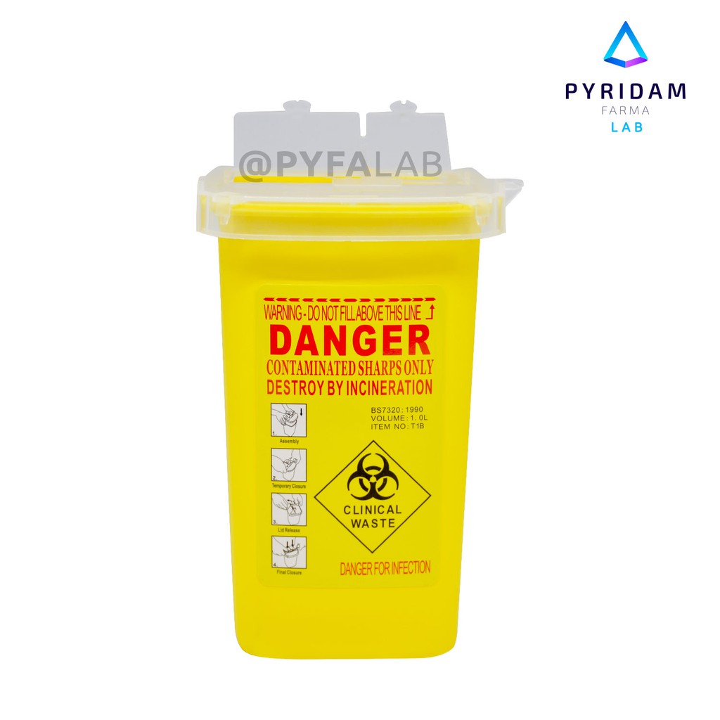 Jual Citotest Sharp Container / Biohazard 1L | Shopee Indonesia