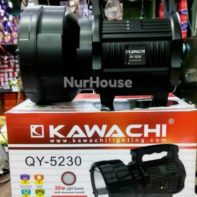 Jual senter besar kawachi QY-5230 led 30 watt super terang promo ...