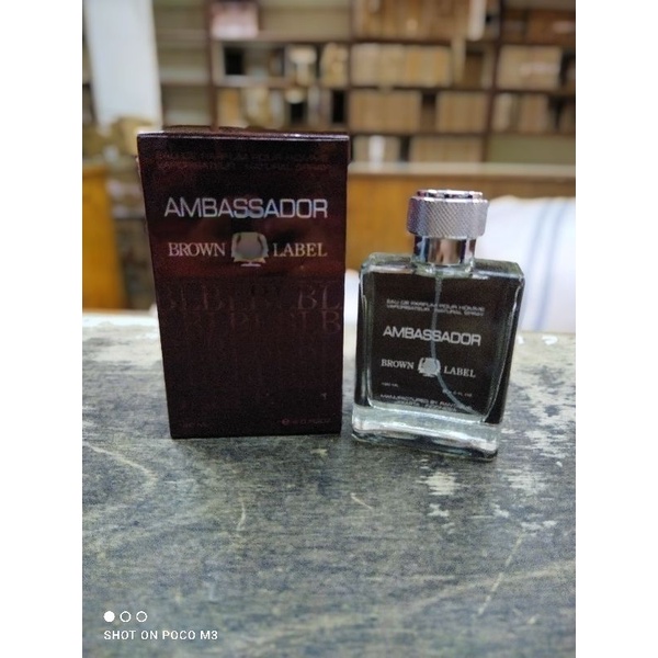 Jual Parfum Ambassador Brown Label 120ml EDP | Shopee Indonesia