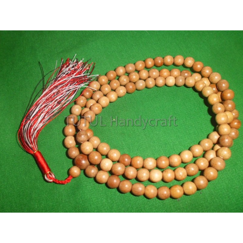 Jual Mala Tasbih Hindu Bali KAYU LADUNI grad B kuncir 3 warna 108 biji ...