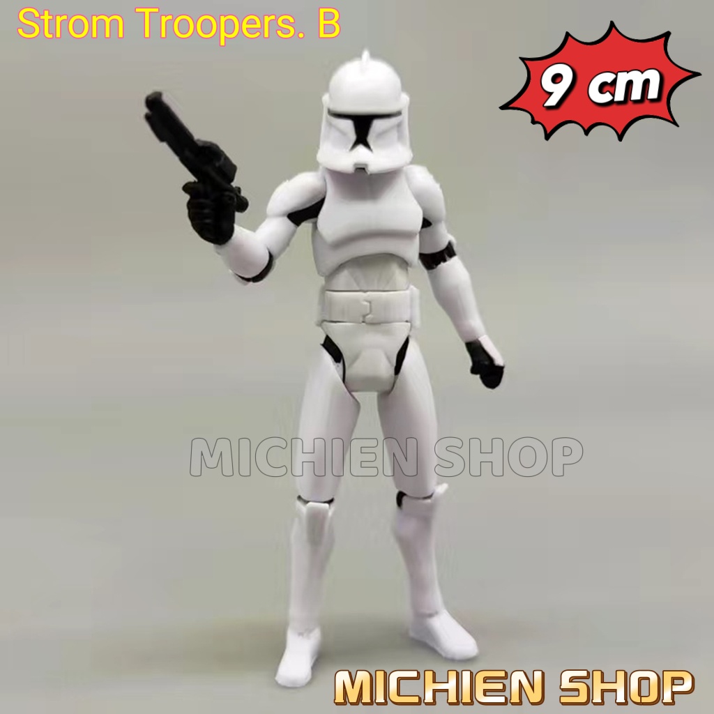 Jual Star Wars Stromtrooper Action Figure Kylo Ren Darth Vader Clone ...