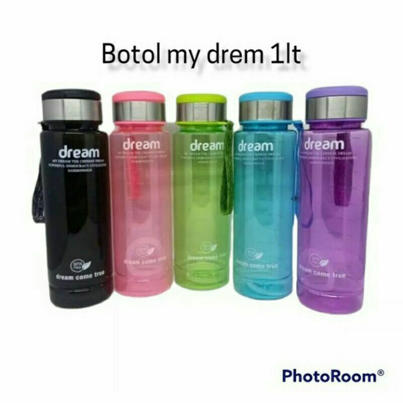 Jual Botol dream 1lt/ my bottle dream 1lt botol minum 1 liter | Shopee ...