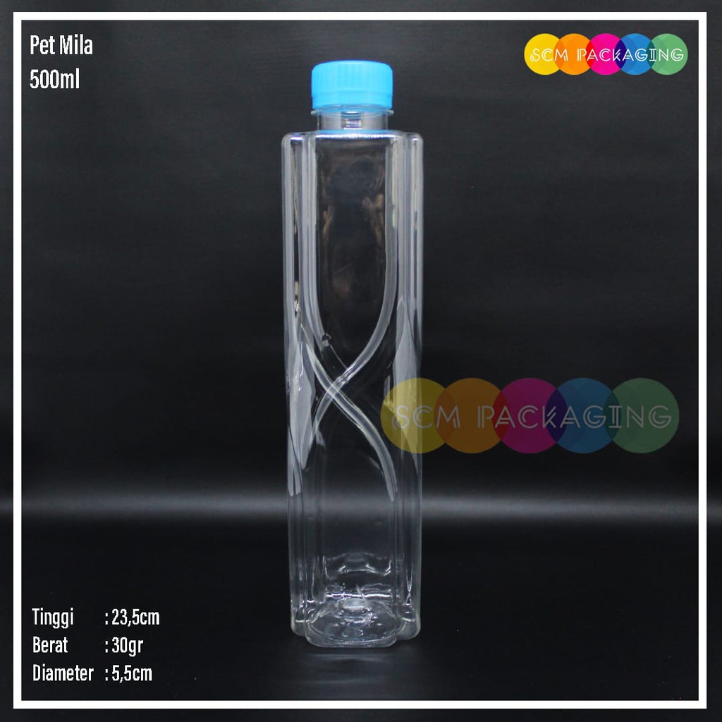 Jual botol plastik pet Mila 600ml LN long neck kemasan minuman kopi ...