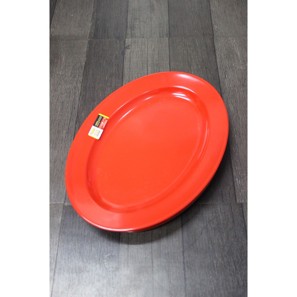 Jual piring lodor ceper oval lauk melamin golden dragon saji ikan ayam ...