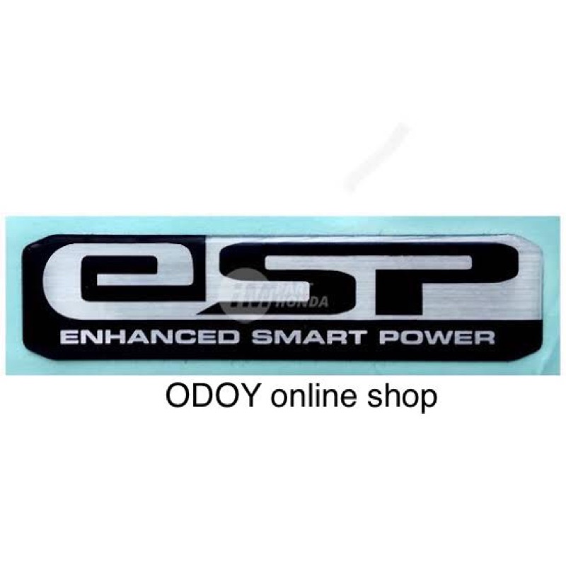 Jual Sticker logo emblem ESP di tutup box filter udara Beat esp Vario ...