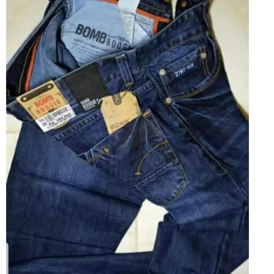 Jual Paling Diminati! CELANA JEANS BOMBBOOGIE 2705 ORIGINAL WASHING (COD) | Shopee Indonesia