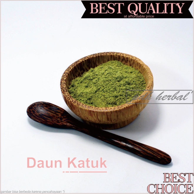 Jual Daun Katuk Bubuk 50 Gram- Mani Cai - Daun Katu Cekur - Sauropus ...