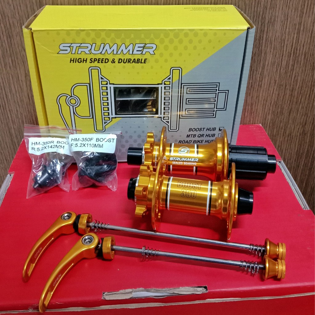 Jual Hub Freehub Strummer 4in1 MT350 BOOST - GOLD BLACK | Shopee Indonesia