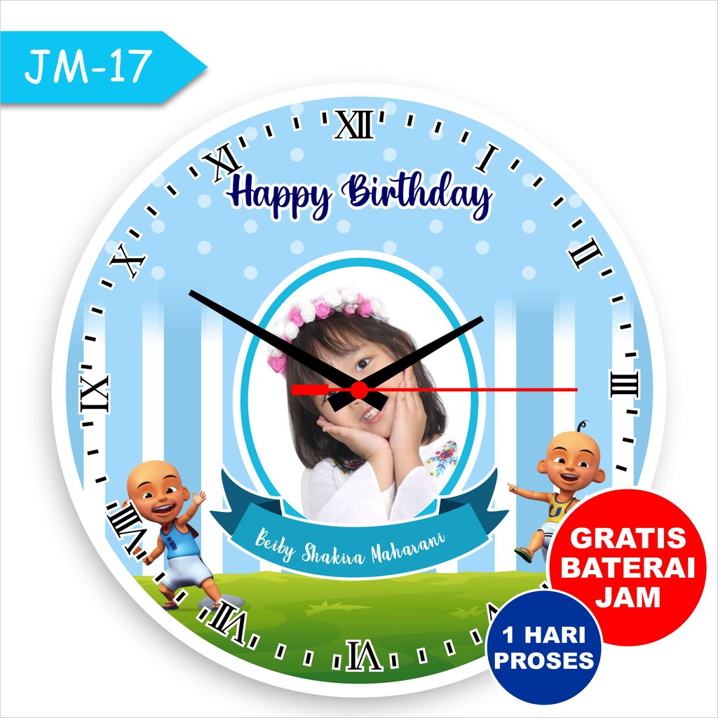 Jual Hadiah Ultah Anak Kado Ulang Tahun Birthday Kamar Tidur Jam ...