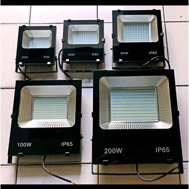 Jual lampu sorot tembak outdoor 50w 50 watt lampu sorot led sorot floodlight taman garden 50watt ...