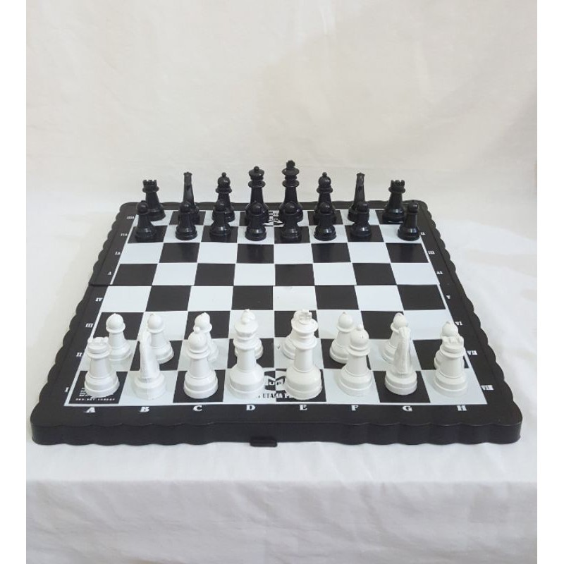 Jual Papan Catur Plastik Ukuran Besar XL/Chess Board Game/Mainan Catur ...