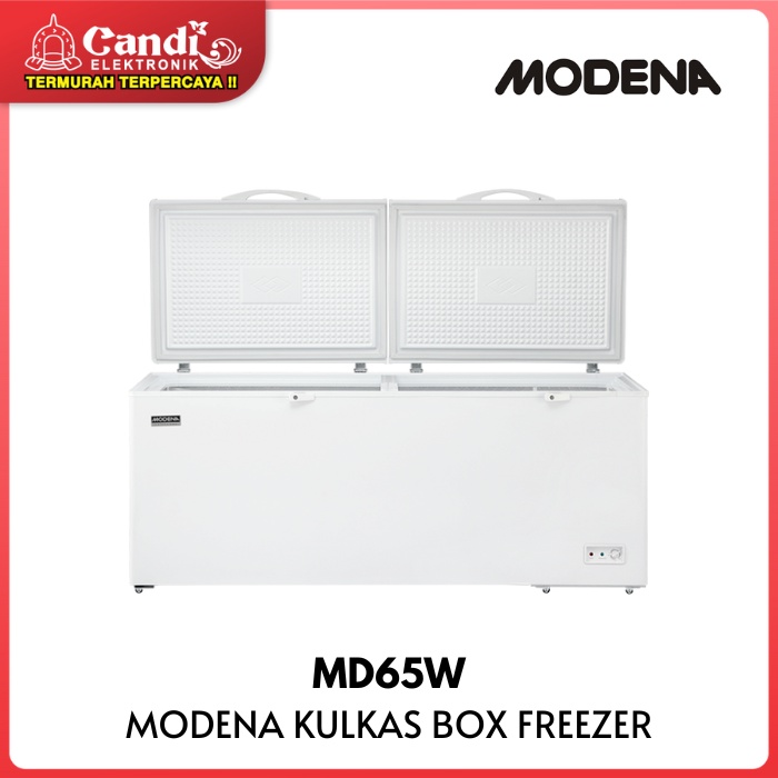 Jual MODENA Kulkas Box Freezer 650 Liter MD65W | Shopee Indonesia