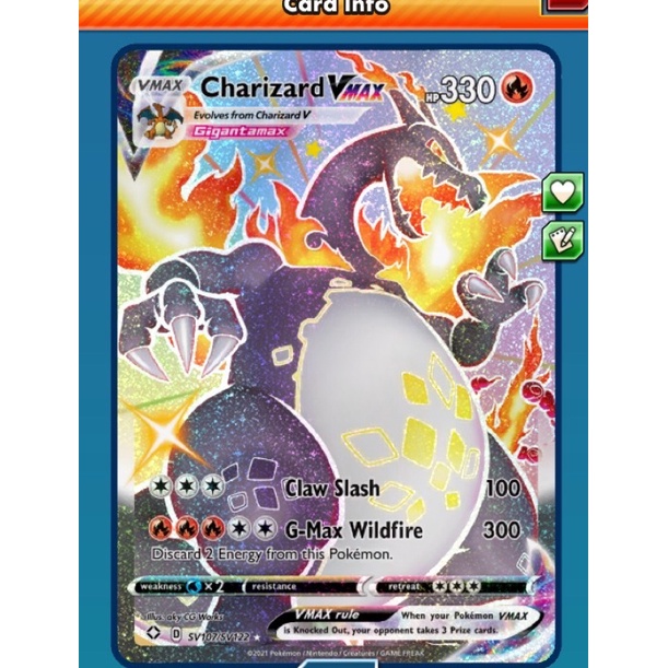 Jual Charizard VMAX Pokemon TCG Online Card | Shopee Indonesia