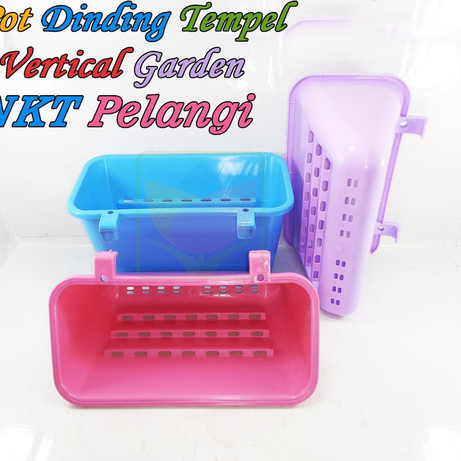 Jual (Terbaik) Pot Dinding Tempel NKT Pelangi Tanaman Bunga Hias ...