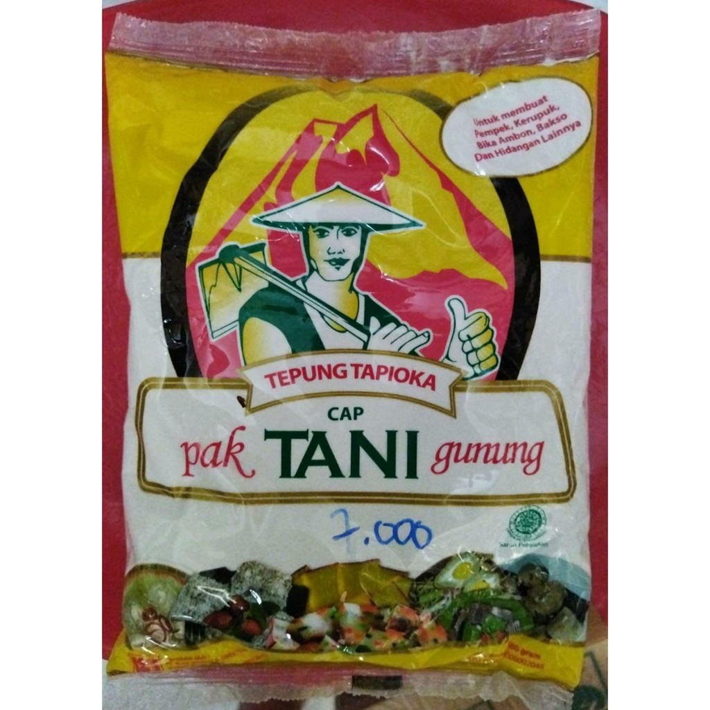 Jual Tepung Tapioka Cap Pak Tani Gunung 500 gr | Shopee Indonesia