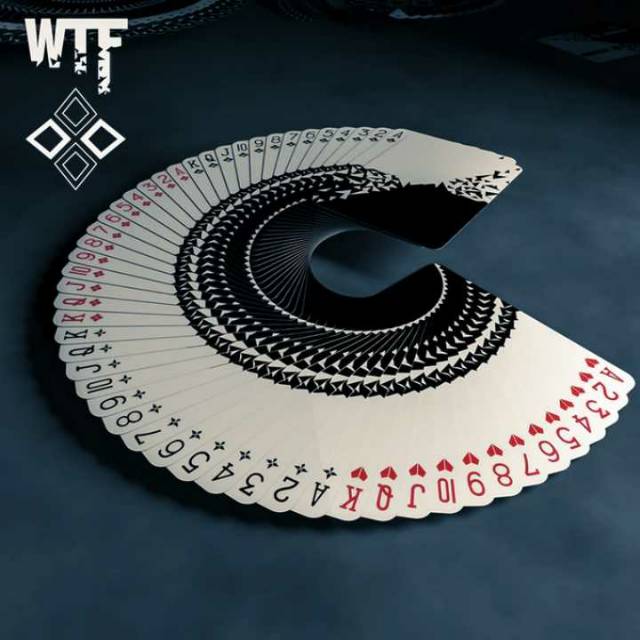 Jual Kartu Remi Import WTF Cardistry Black and White (Playing Cards ...